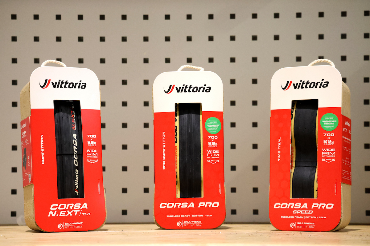 Nuove gomme Vittoria Corsa Wide Rim: specifiche per cerchi larghi